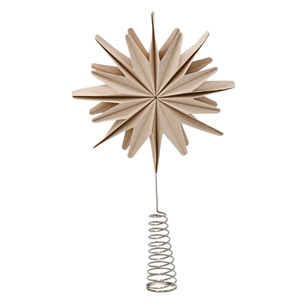Nordic Tree Topper Star Flaxseed – Road Less Taken 2076